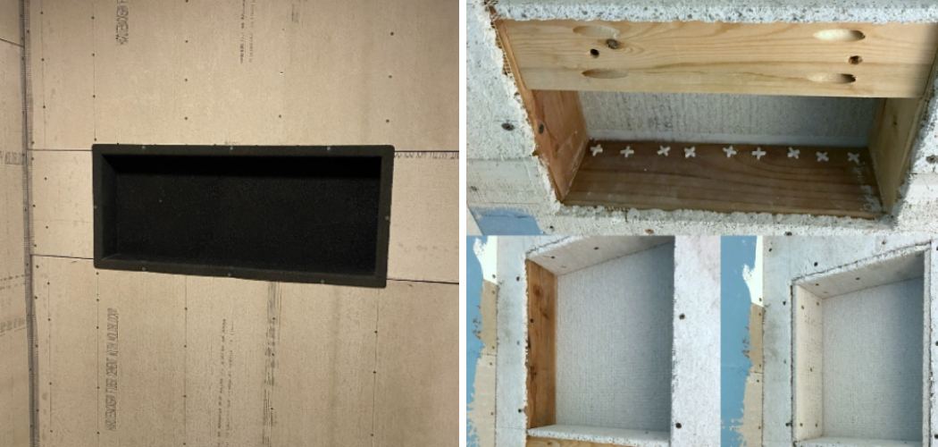 How to Build a Shower Niche With Cement Board | 6 Easy Steps