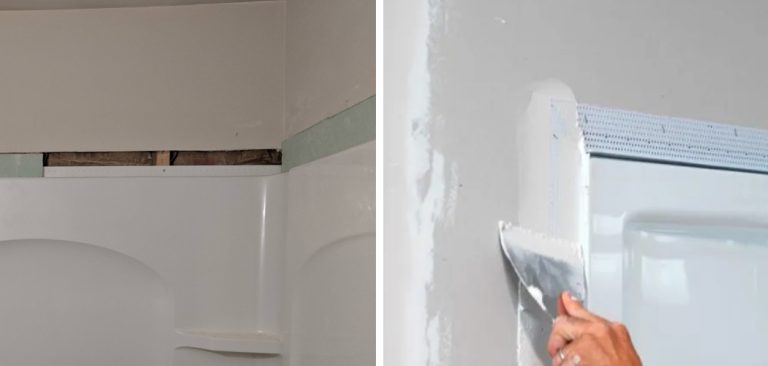 How to Fill Gap Between Shower Surround and Drywall | 11 Guides